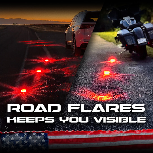 Road Flares — High-Visibility LED Lights for Emergency Situations