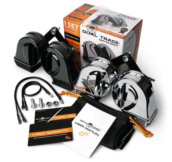 Dual Track — Loud Dual Tone Motorcycle Horn